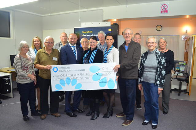Donation keeps Warkworth SeniorNet connected | Resources | Harcourts ...